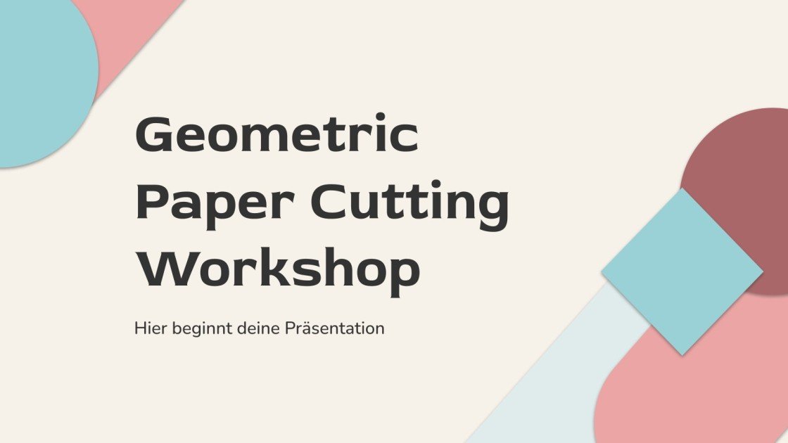 Geometric Paper Cutting Workshop Presentation