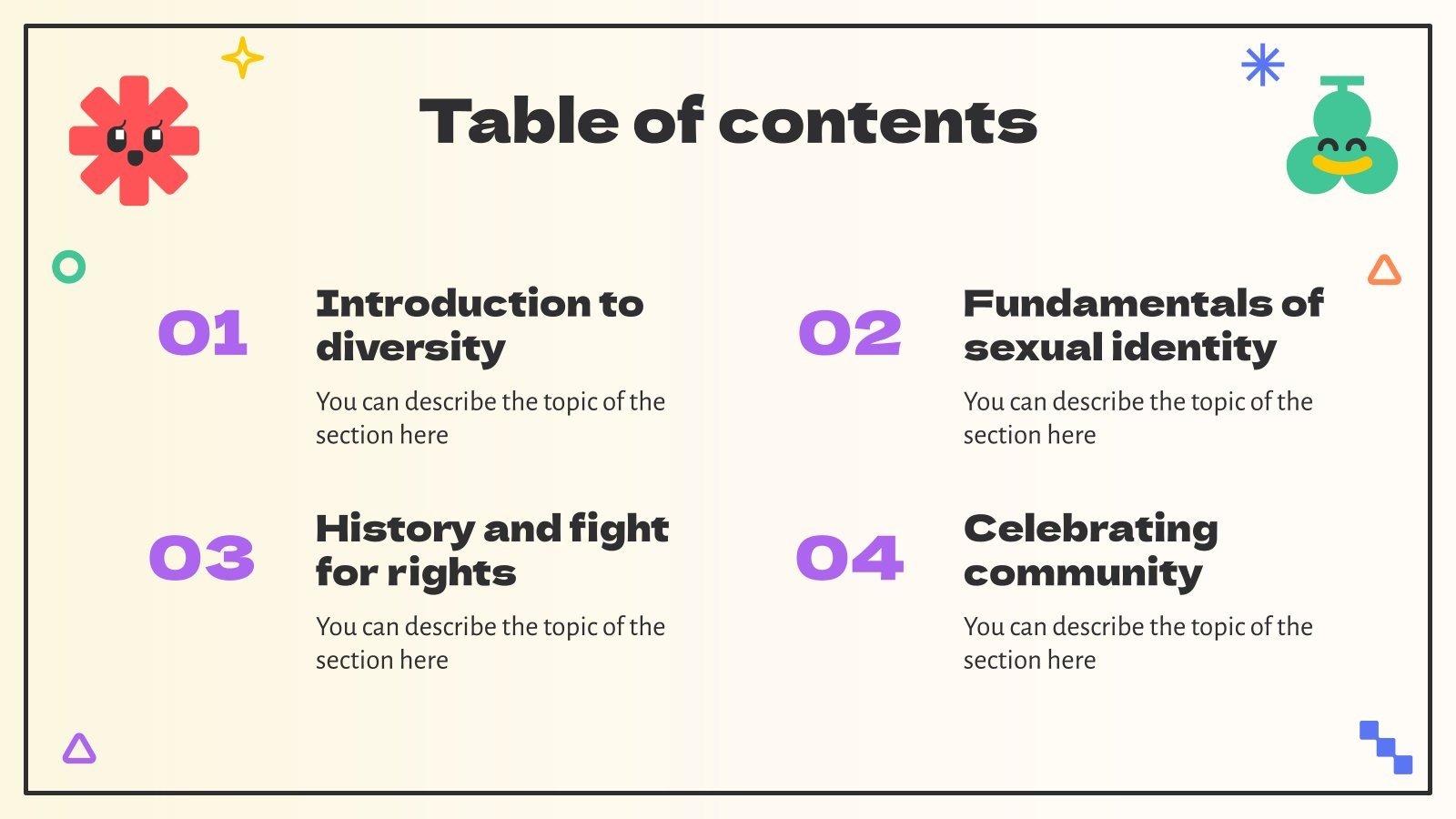 LGBTQIA+ Pride Presentation