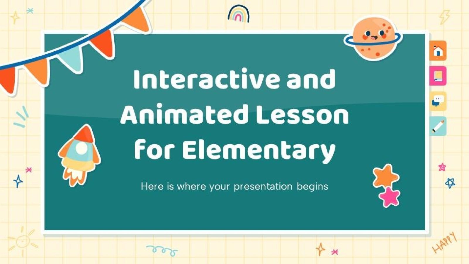 Interactive and Animated Lesson for Elementary Presentation