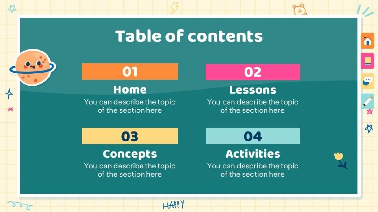 Interactive and Animated Lesson for Elementary Presentation