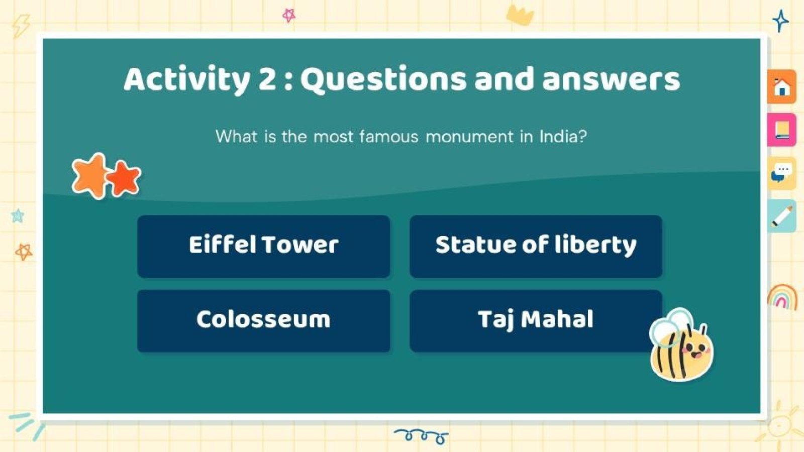 Interactive and Animated Lesson for Elementary Presentation