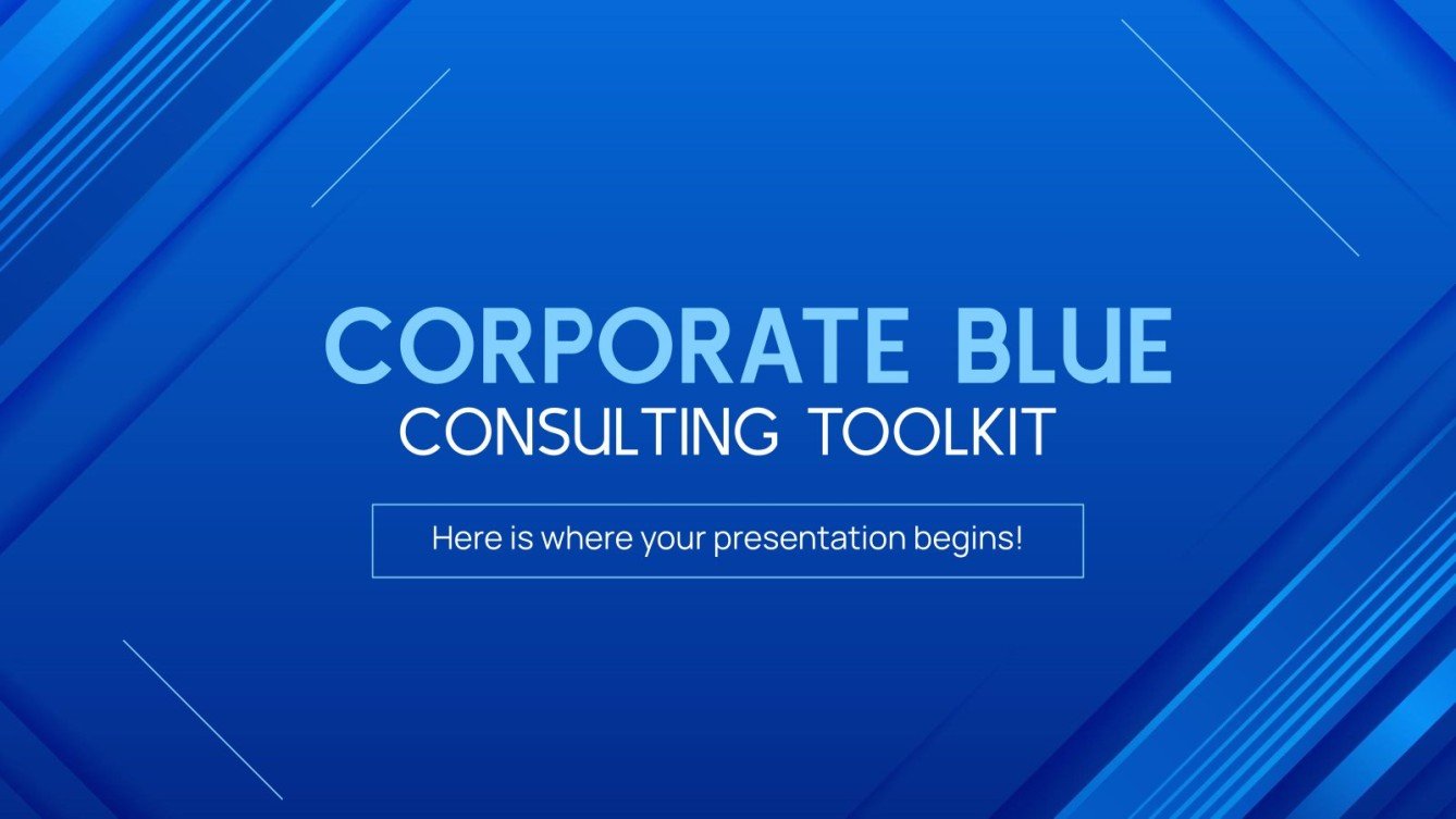 Corporate Blue Consulting Toolkit Presentation