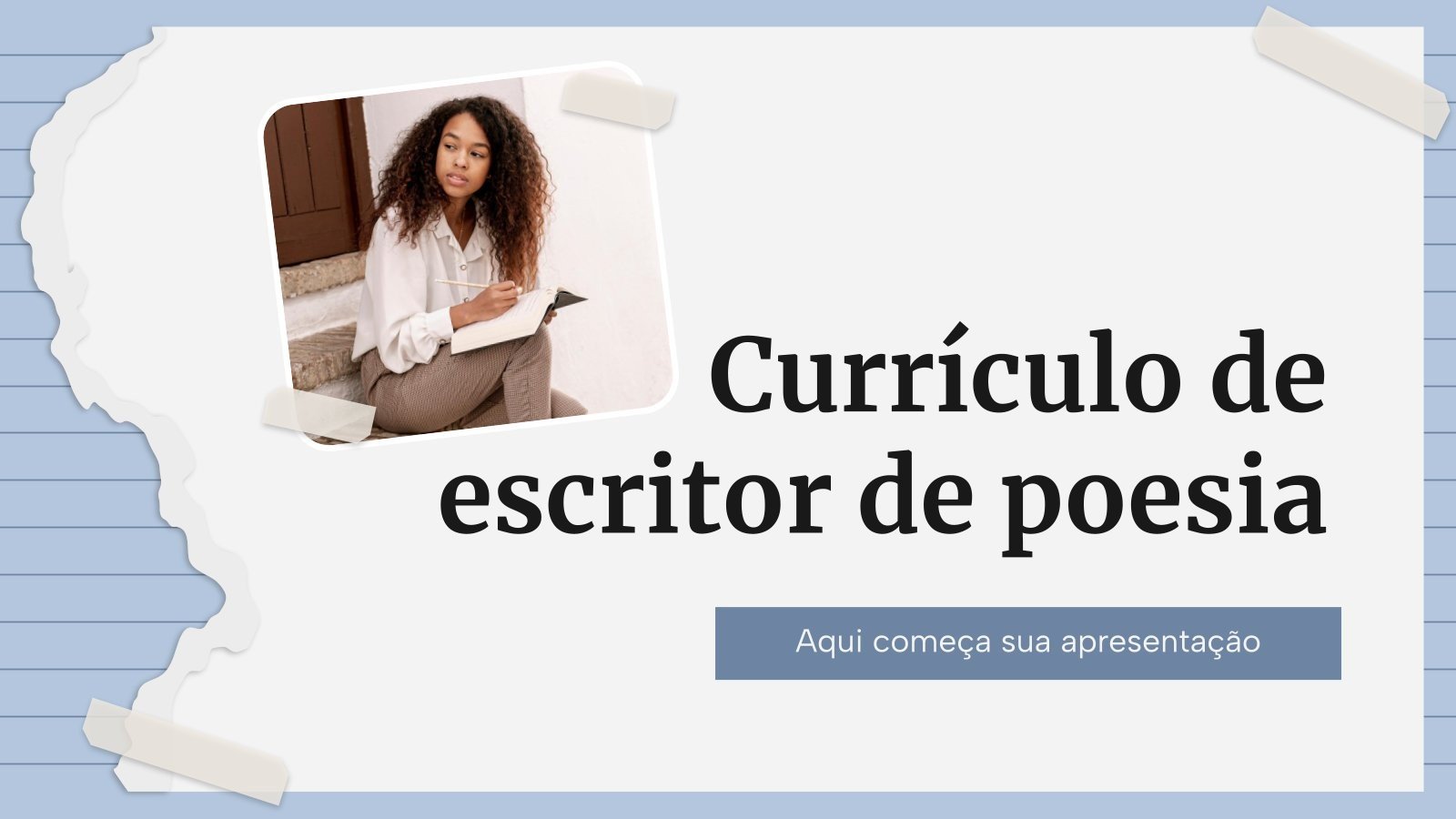 Poetry writer CV Presentation