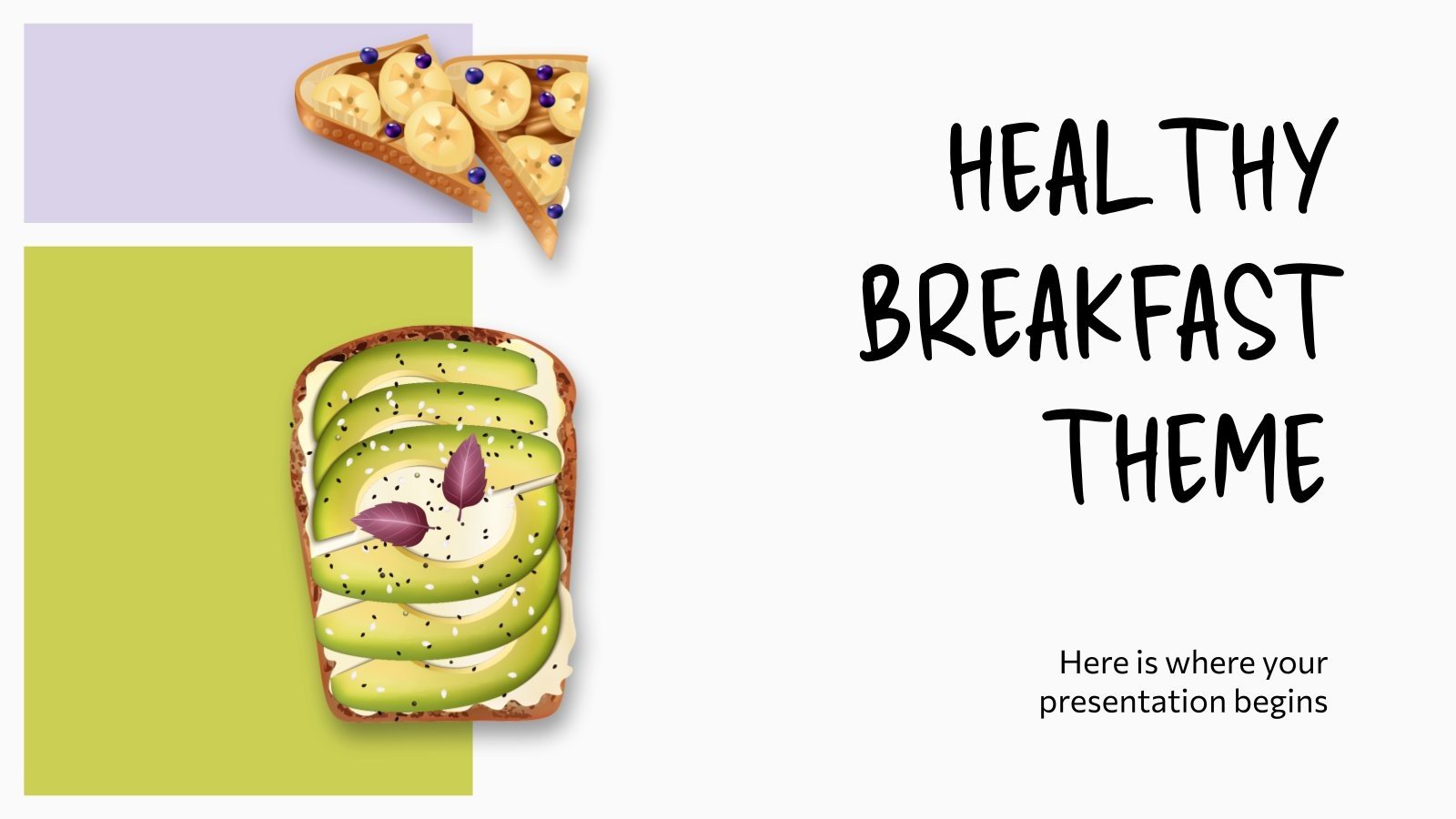 Presentación Tema de desayuno saludable