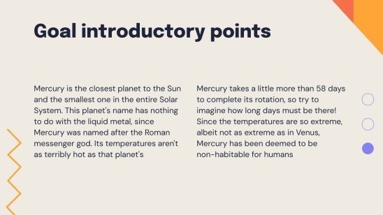 University Goals Presentation