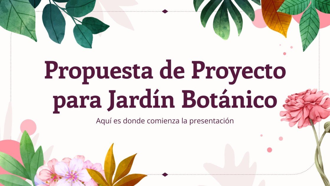 Plantillas gratis sobre plantas para Google Slides y PowerPoint