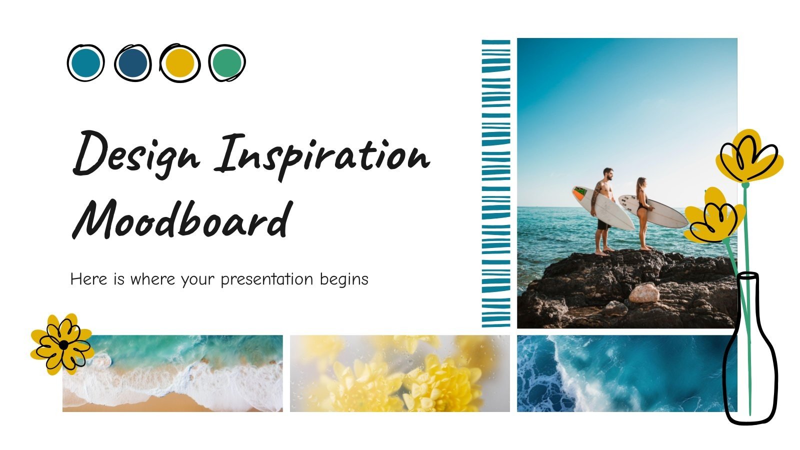 Presentación Moodboard de inspiración de diseño