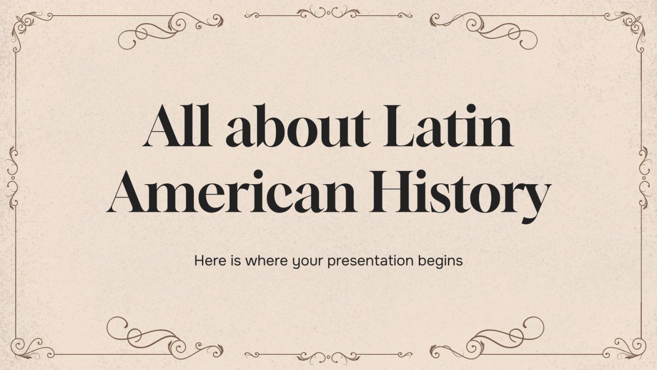 Latin Google Slides and PowerPoint templates