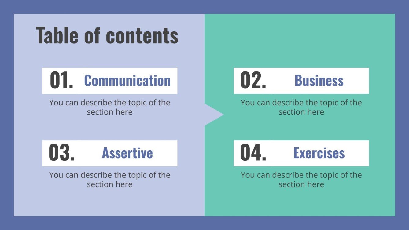 Assertive Communication for Business Presentation