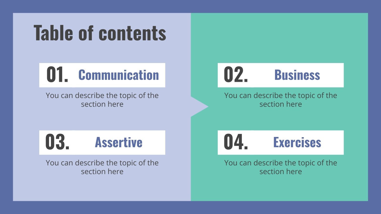 Assertive Communication For Business Presentation