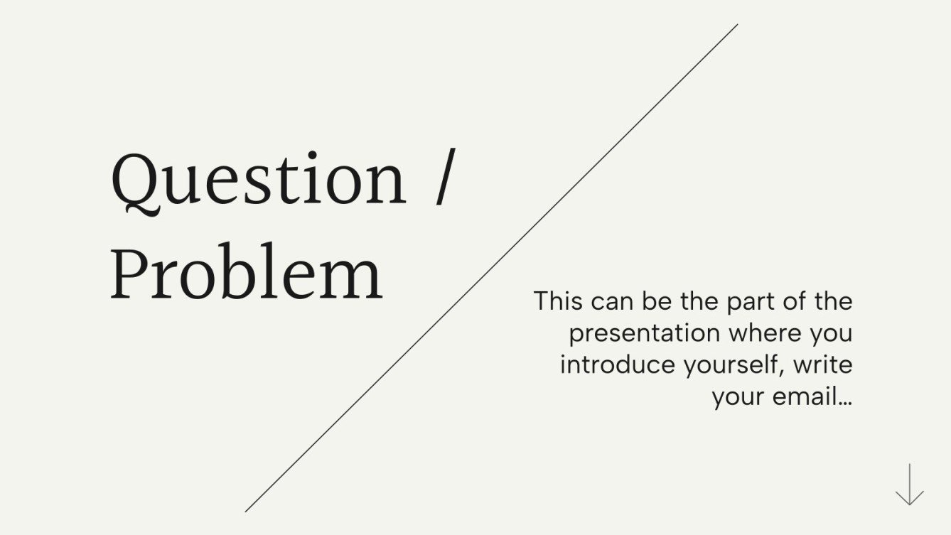 Minimal Pecha Kucha Presentation