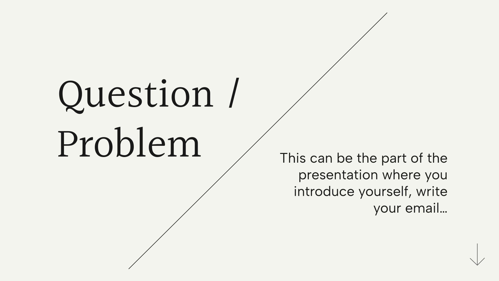 Minimal Pecha Kucha Presentation