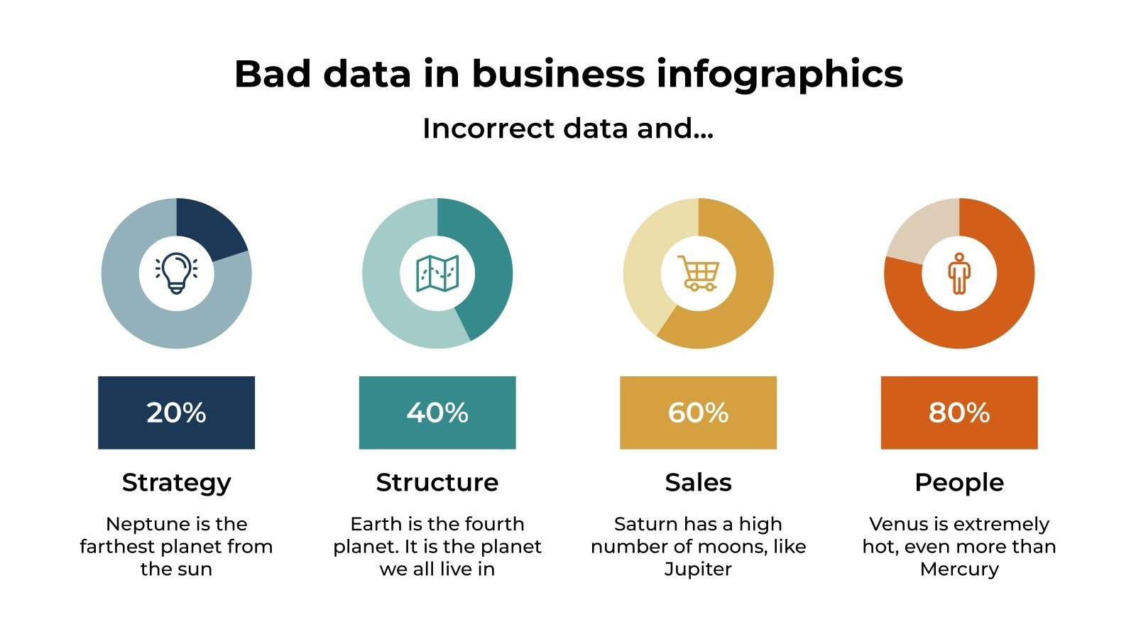 Bad Data in Business Infographics Template