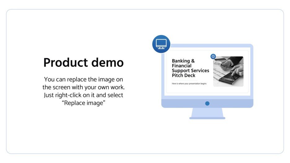 Banking & Financial Support Services Pitch Deck Presentation