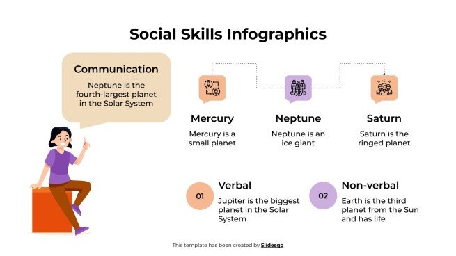 Social Skills Infographics Template