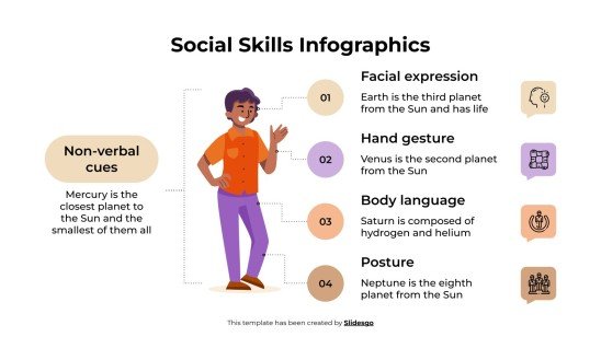 Social Skills Infographics Template