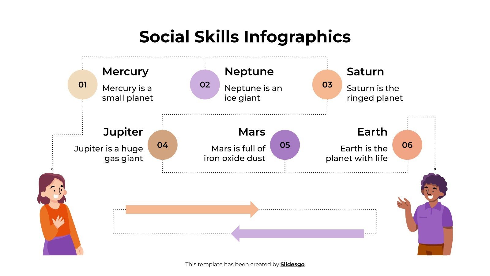 Social Skills Infographics Template