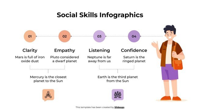 Social Skills Infographics Template