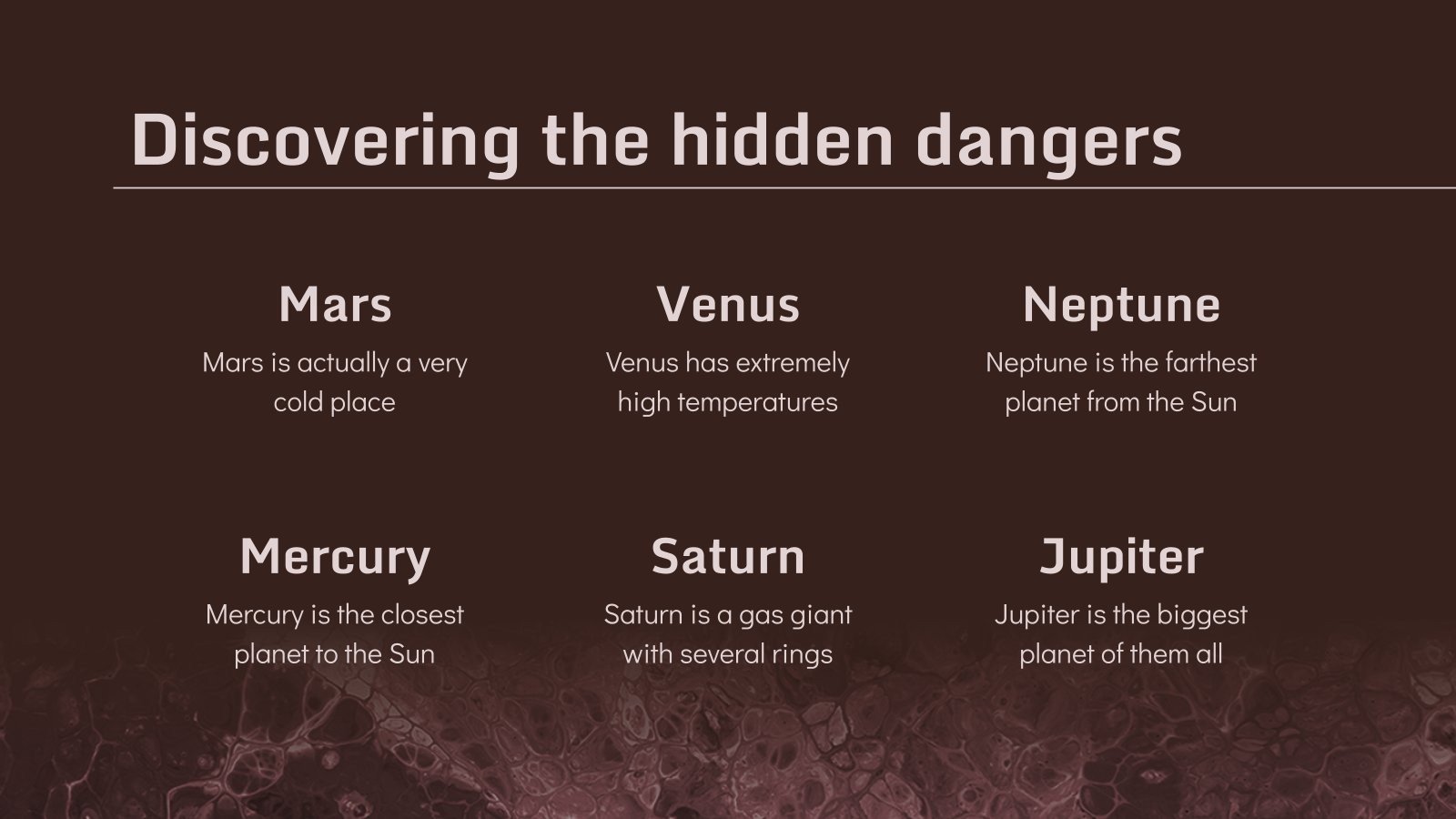 Toxicology Master's Degree Presentation