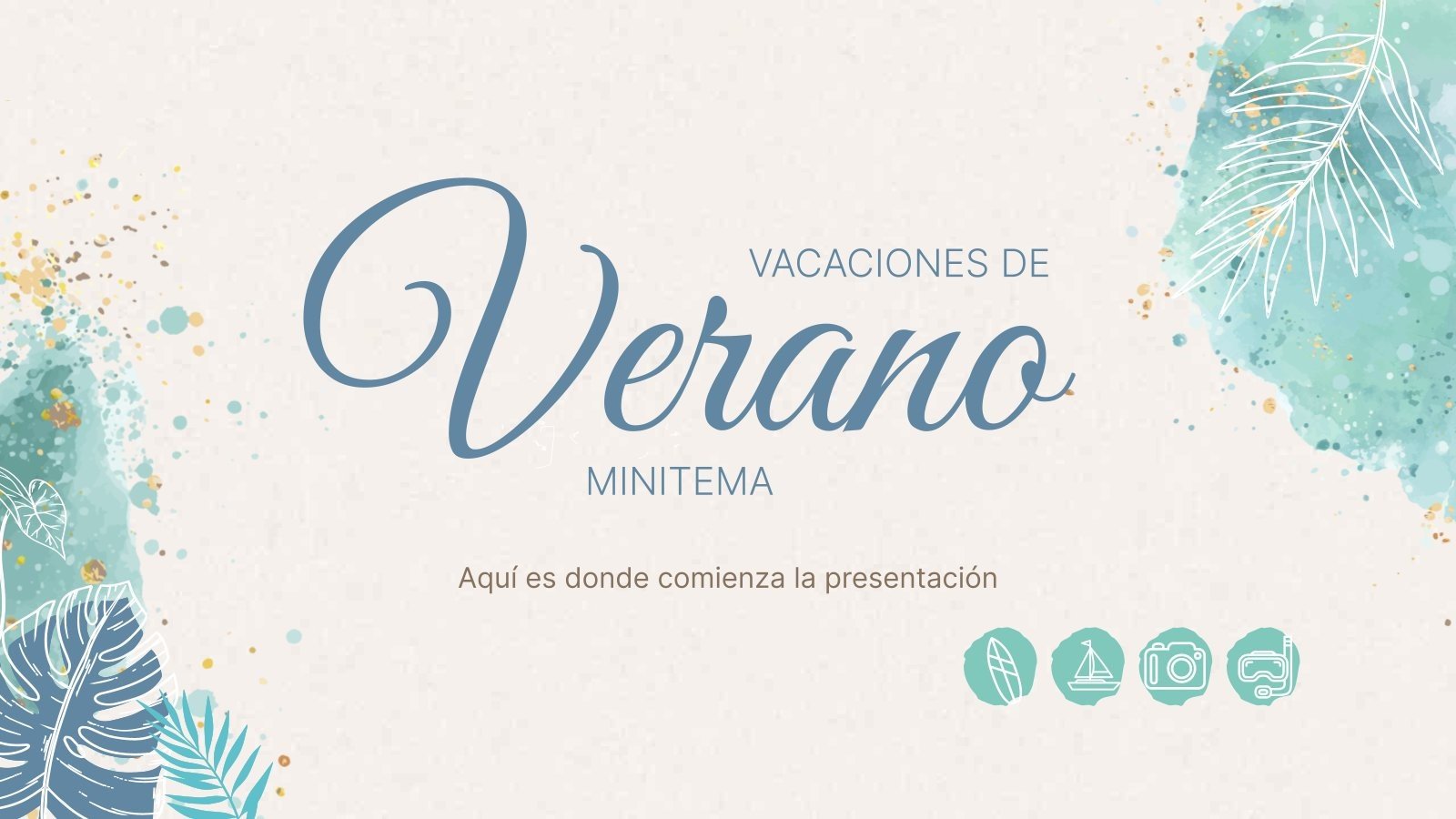 Plantillas gratis de verano para Google Slides y PowerPoint