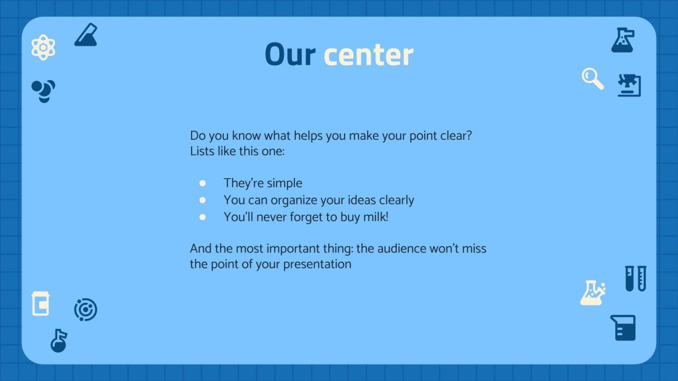 Scientific Experimental Laboratory Presentation
