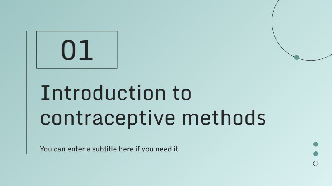 Contraception Methods Presentation