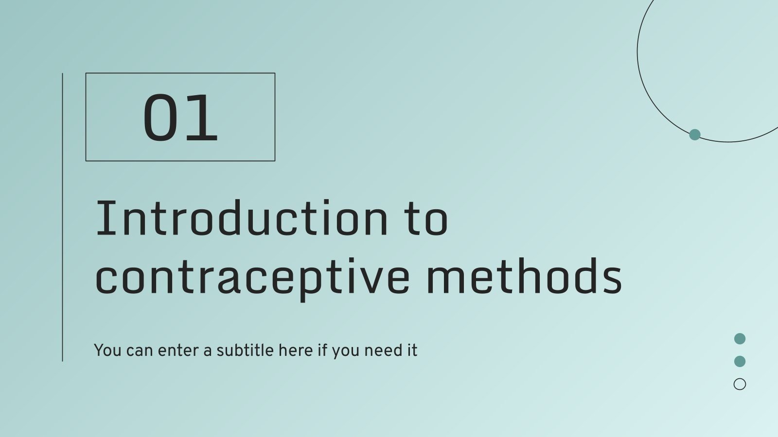 Contraception Methods Presentation