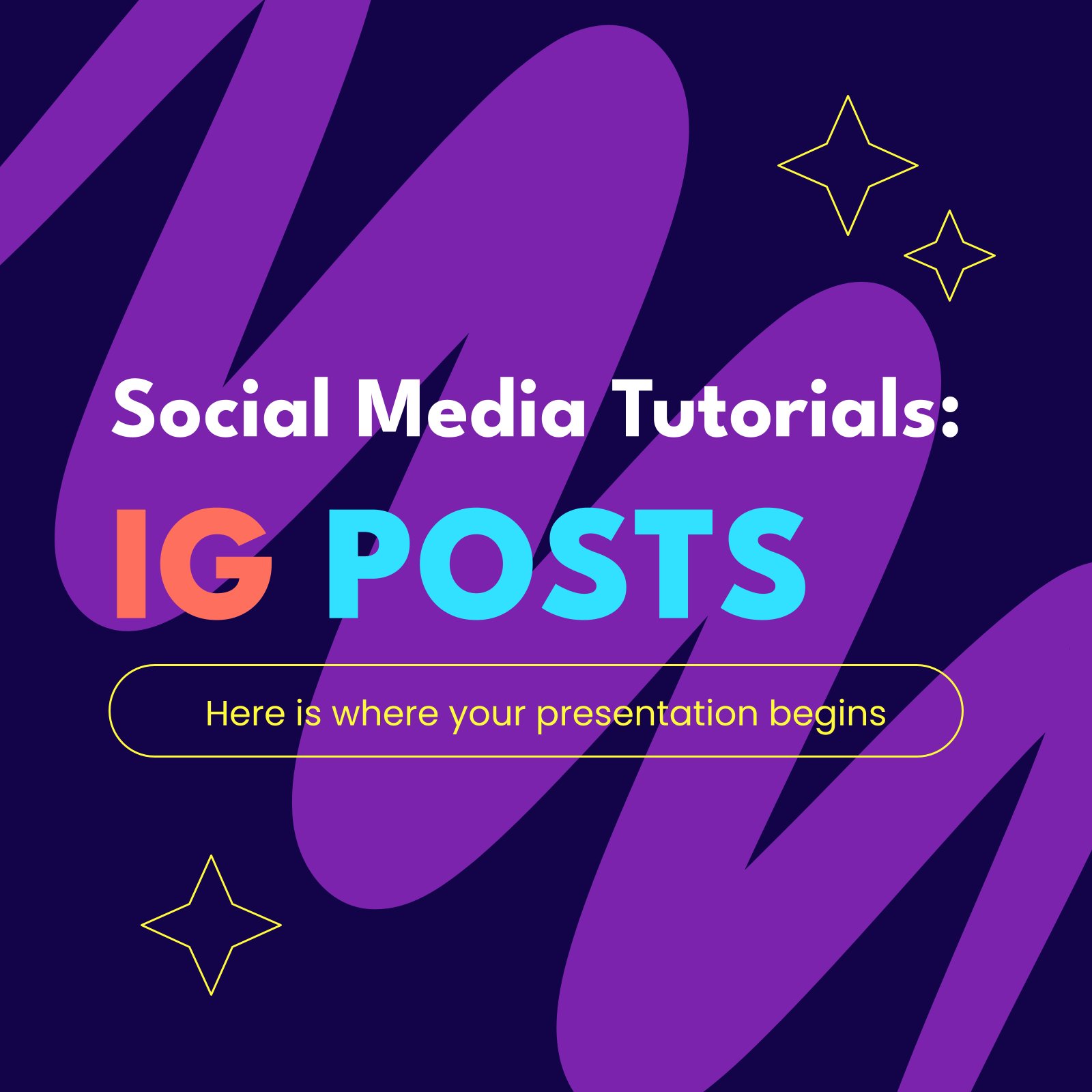 Social Media Tutorials: IG Posts Presentation