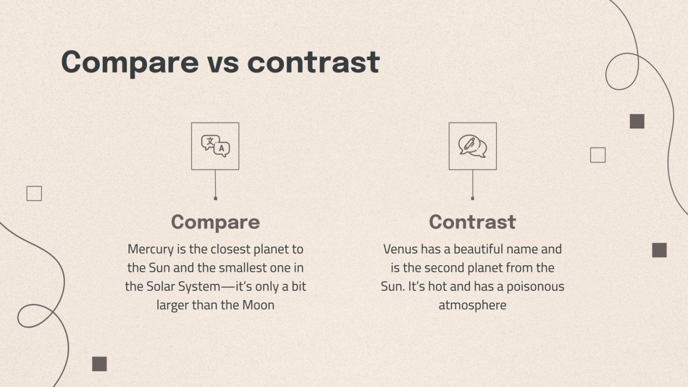 How to Write a Compare and Contrast Essay Presentation