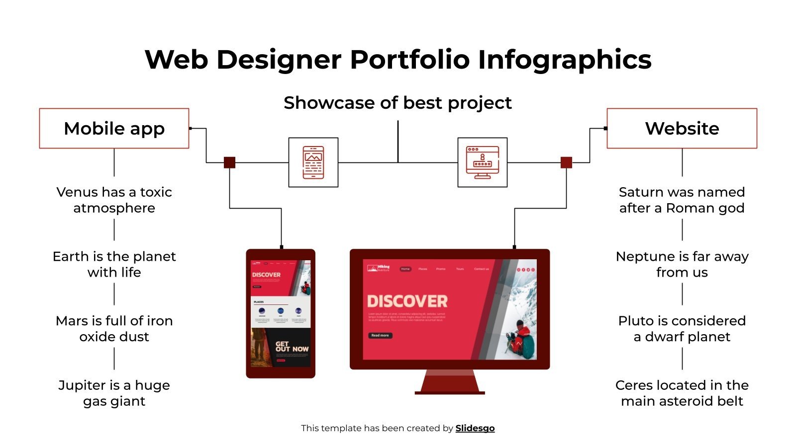 Web Designer Portfolio Infographics Presentation