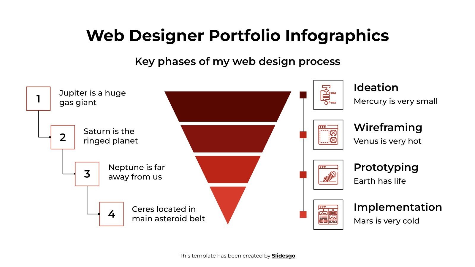 Web Designer Portfolio Infographics Presentation