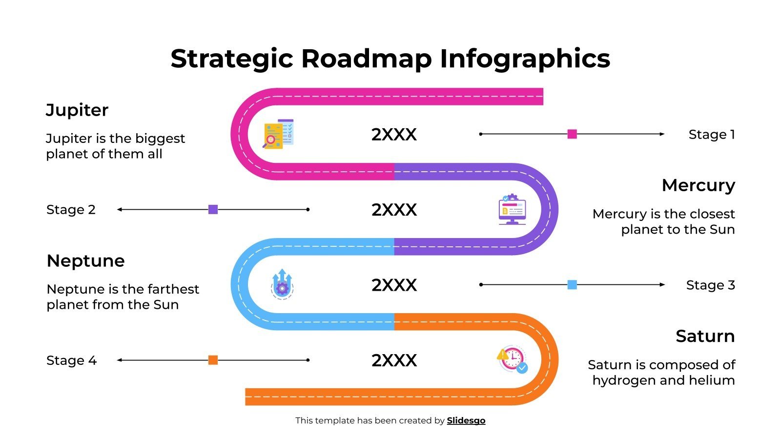 Strategic Roadmap Infographics Presentation