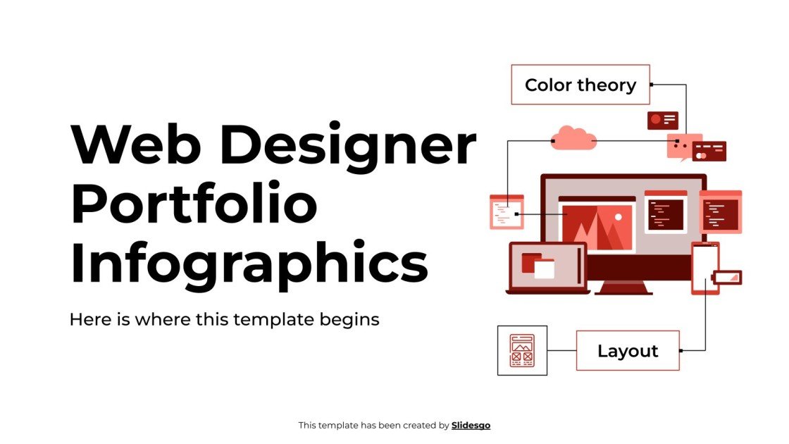 Plantillas gratis de diseño web para Google Slides y PowerPoint