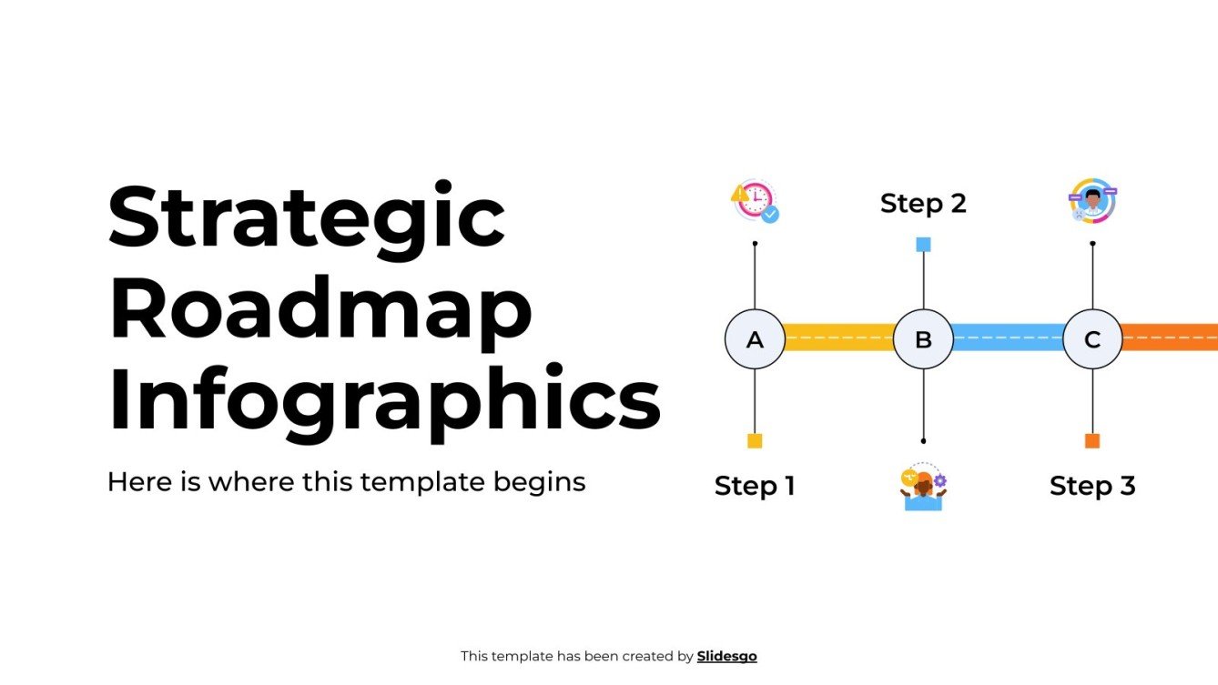 Free Roadmap Infographics for Google Slides and PowerPoint