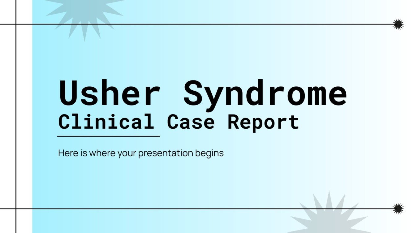 Usher Syndrome Clinical Case Report Presentation