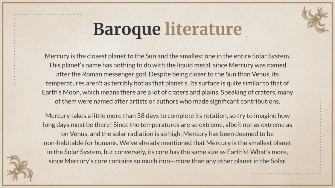 Apresentação Literatura Barroca