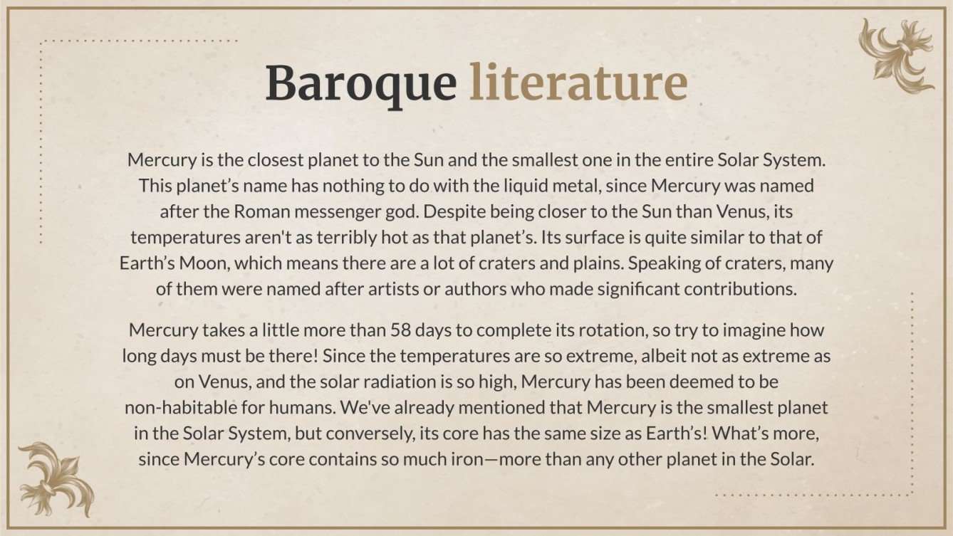 Apresentação Literatura Barroca