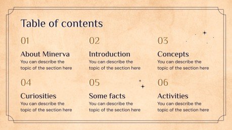 Ancient Roman Goddess: Minerva Presentation