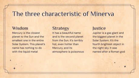 Ancient Roman Goddess: Minerva Presentation