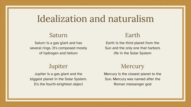 Présentation Classicisme