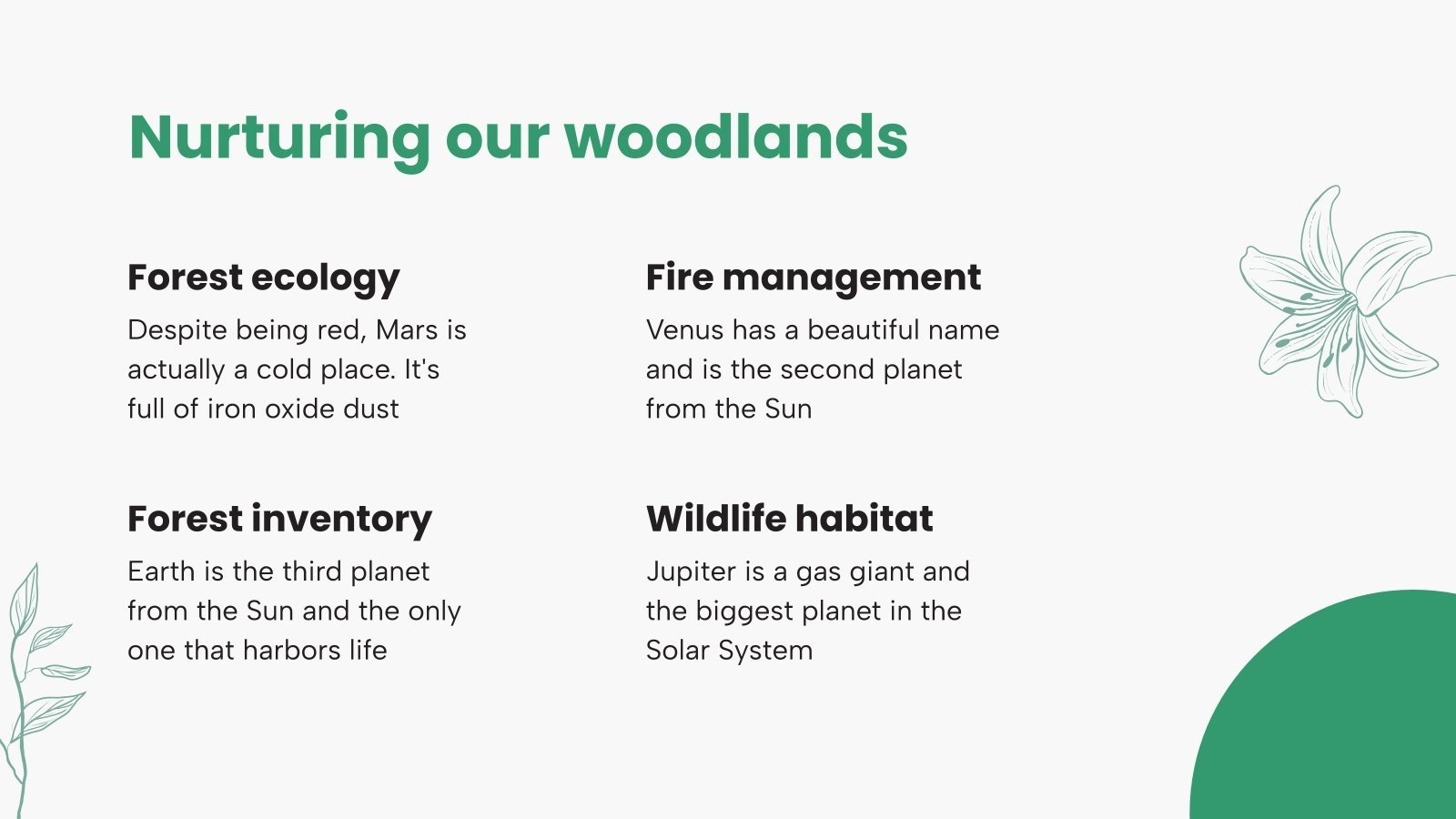 Forestry Basics Workshop Presentation