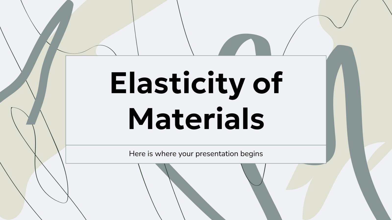 Elasticity of Materials Presentation