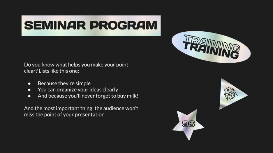 Training Session Presentation