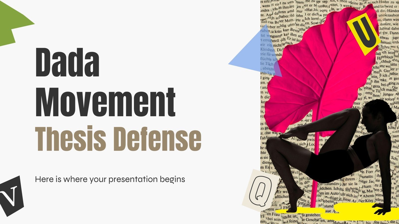 Dada Movement Thesis Defense Presentation