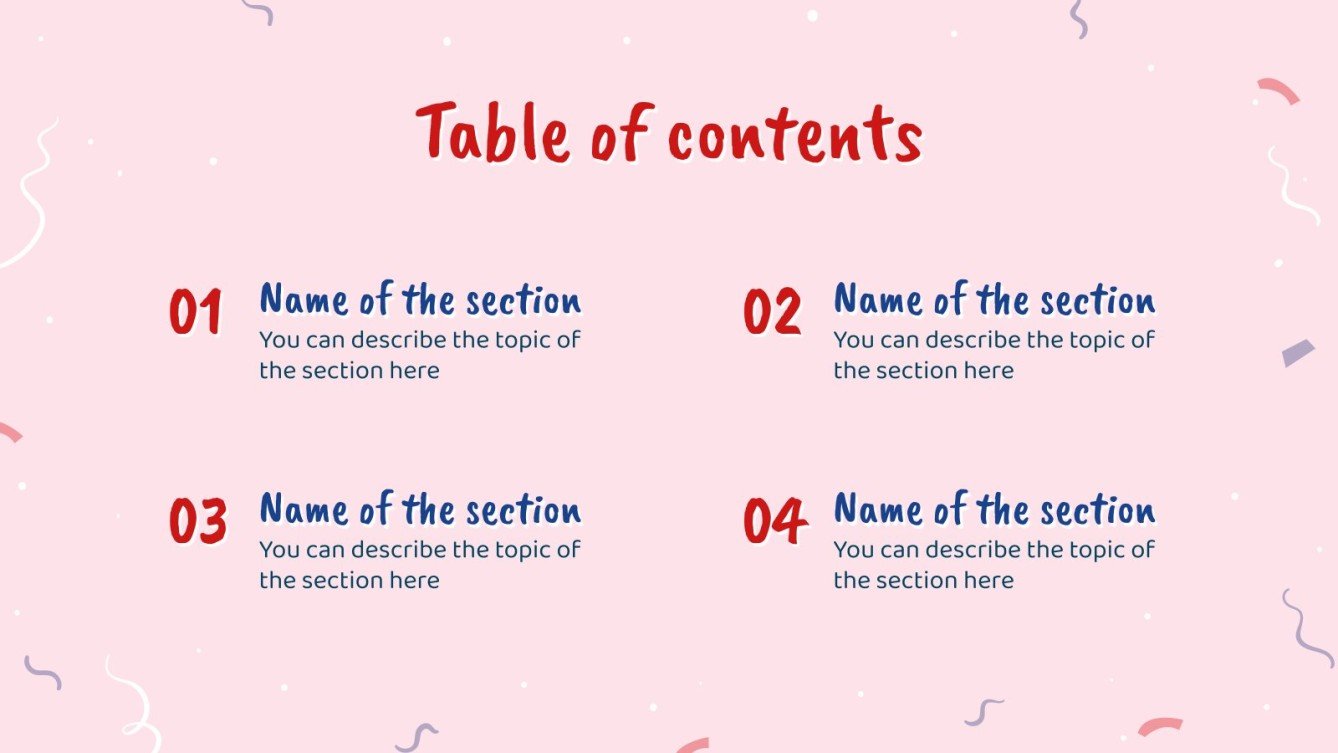 Red, White and Blue Theme Presentation