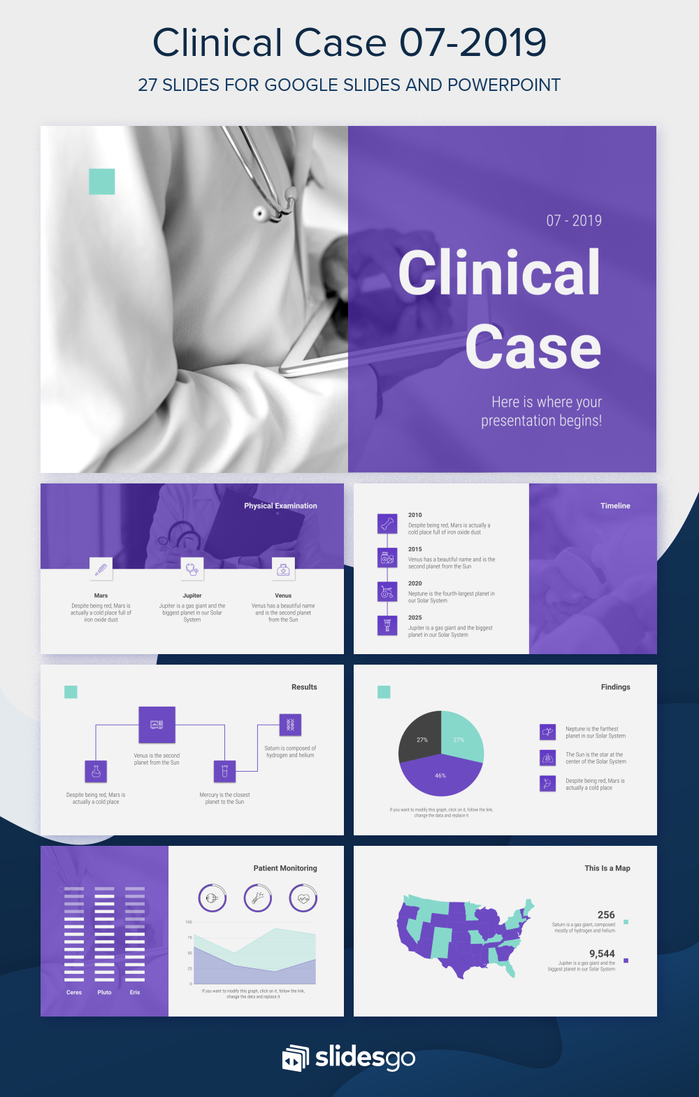Clinical Case 07-2019 Google Slides Theme and PPT Template