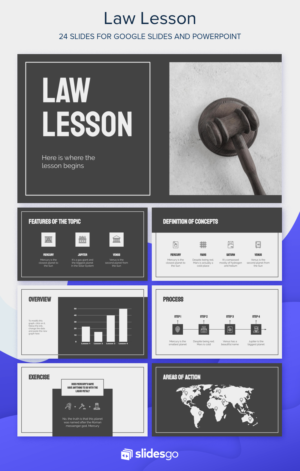 Law Lesson Google Slides Theme and PowerPoint Template