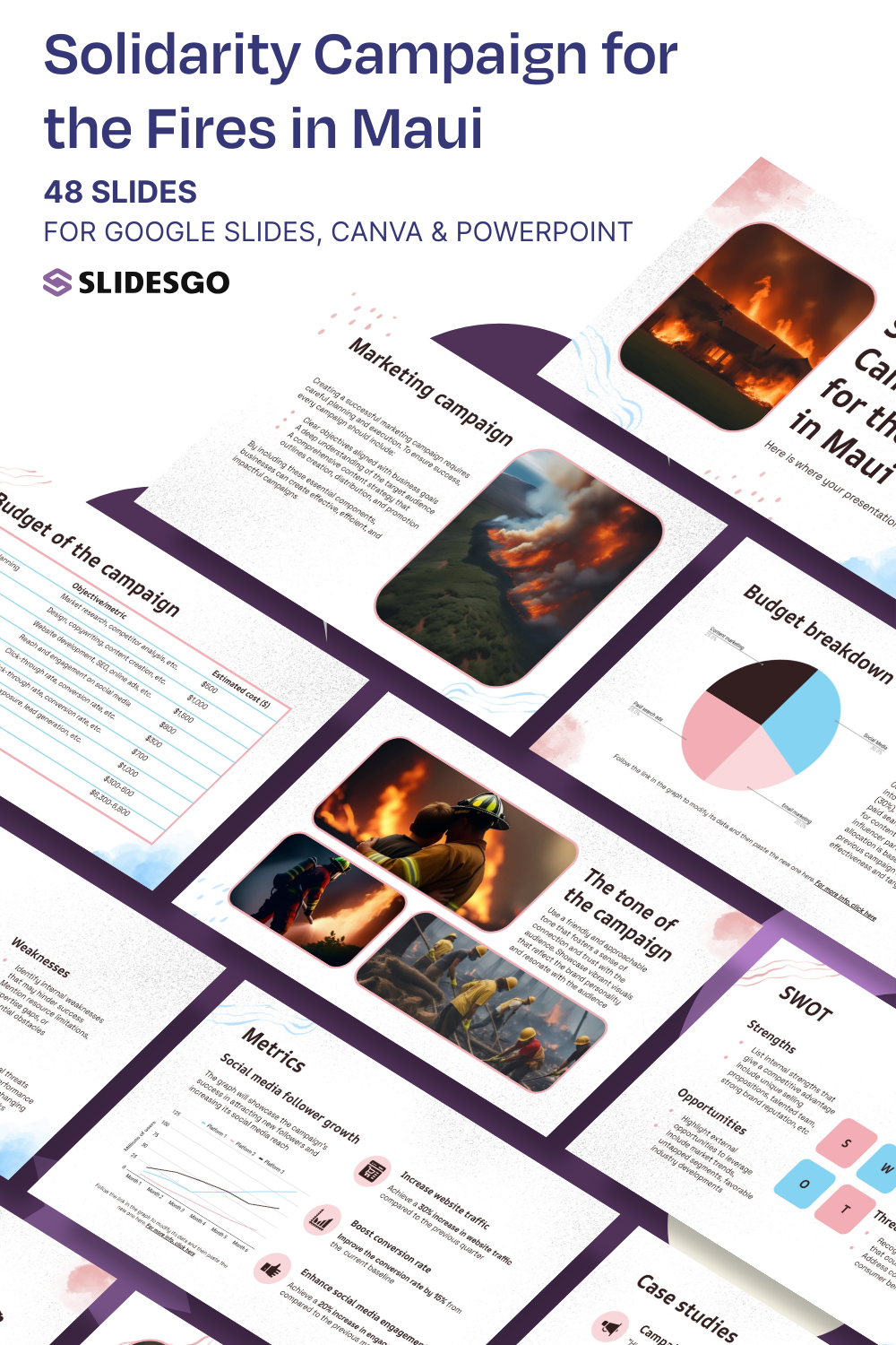 Solidarity Campaign for the Fires in Maui Presentation