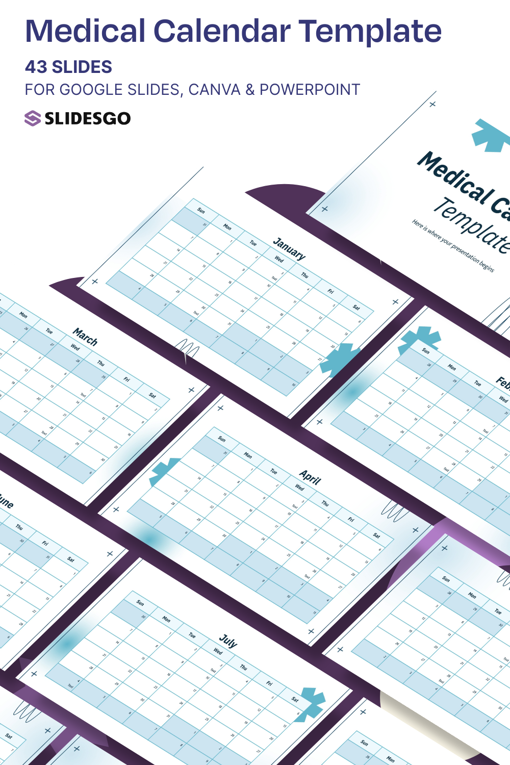 Medical Calendar Template Presentation