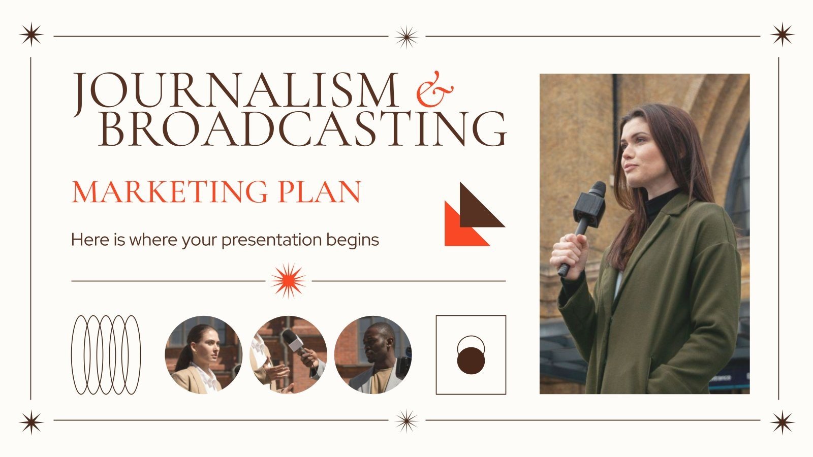Journalism & Broadcasting Marketing Plan Presentation